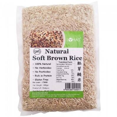 Lohas Natural Soft Brown Rice 900G